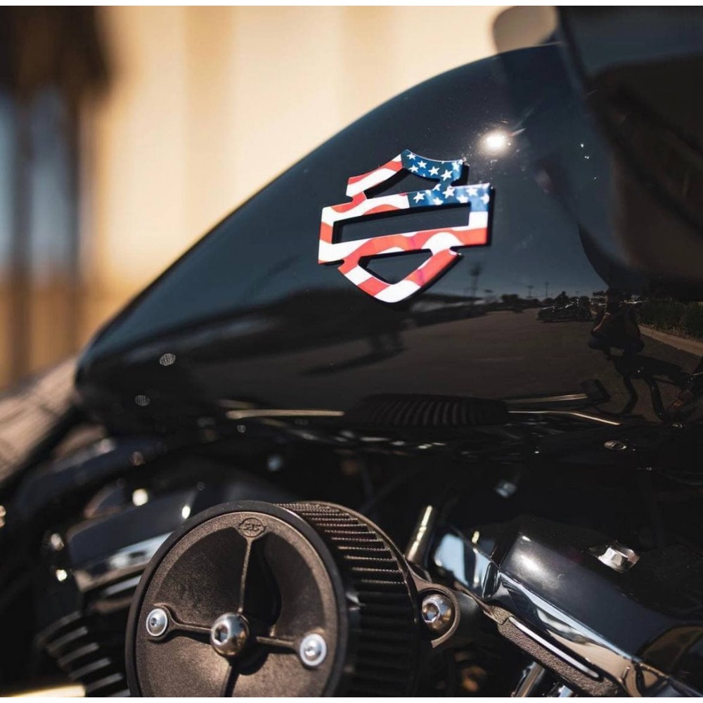 Order custom cvo emblems for Harley Davidson tank.