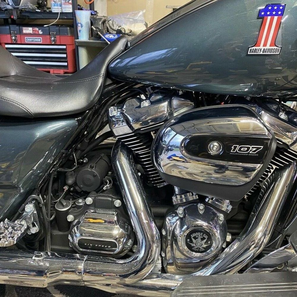 Buy #1 Stars&Stripes color tank emblems. Custom emblems for Harley Davidson