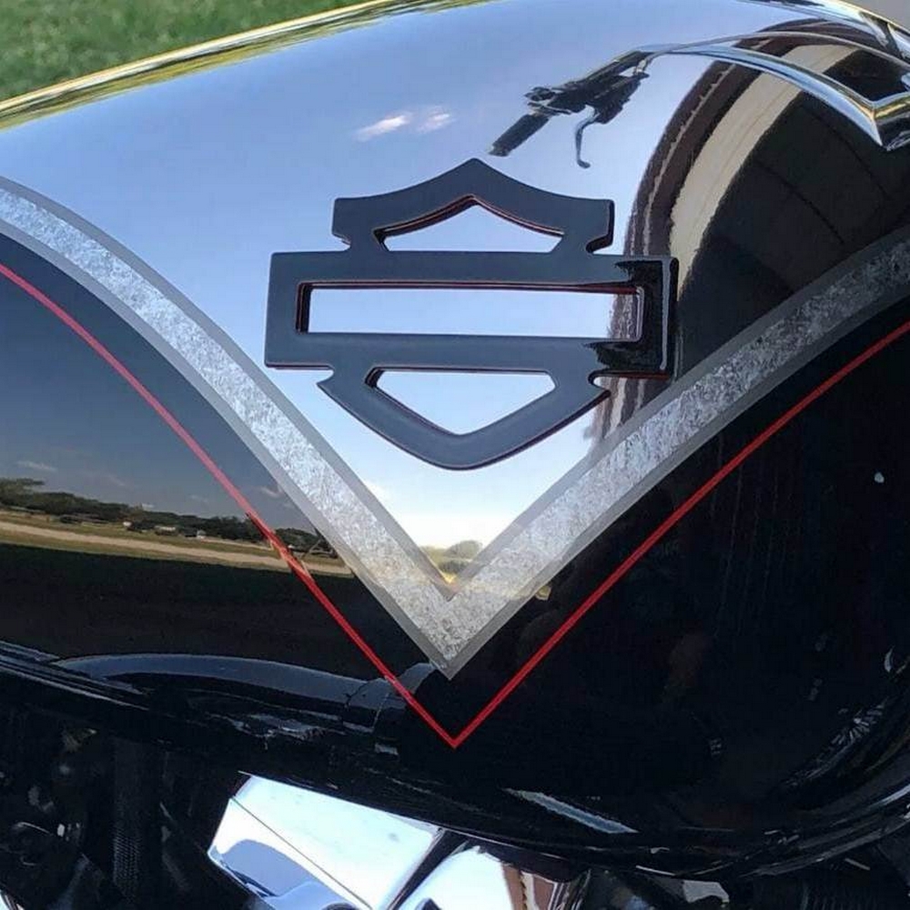 Buy Black tank emblems. Custom emblems for Harley Davidson